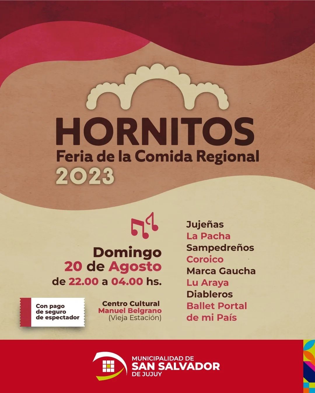 Venderán de manera anticipada los Seguros de Espectador para Los Hornitos