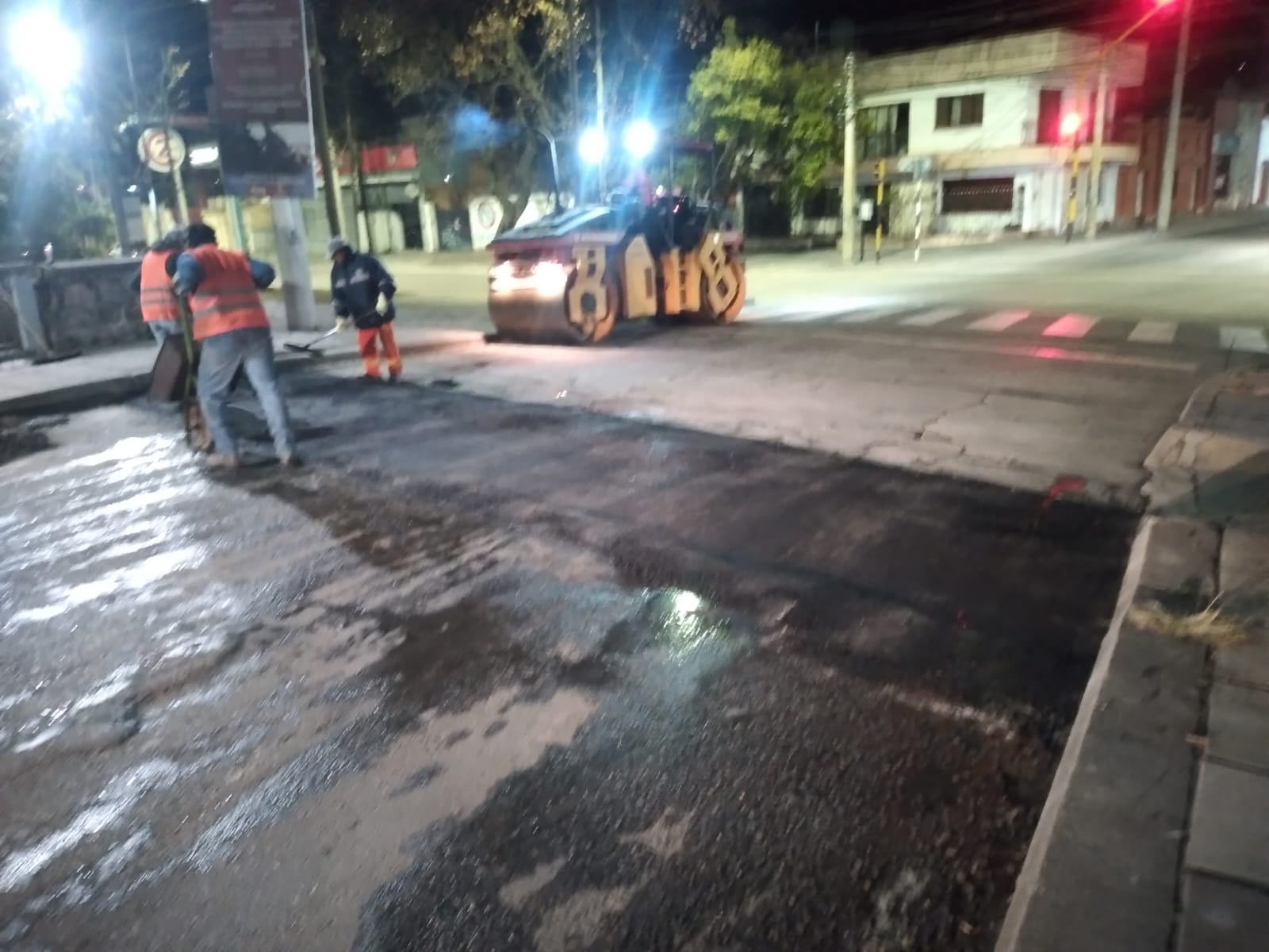 Reparación nocturna de juntas en los puentes sobre el Xibi Xibi