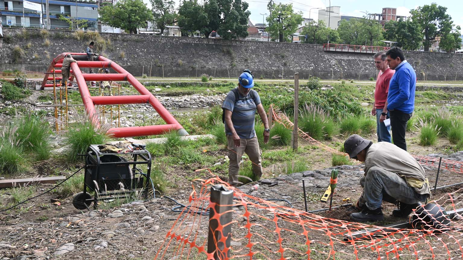 Reinician las obras de la pasarela en el Parque Xibi Xibi para mejorar ...